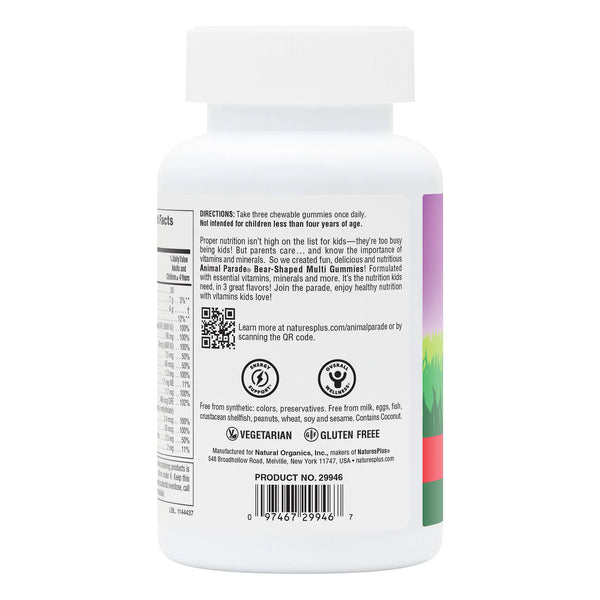 Animal Parade® Multivitamin Children’s Gummies - Nature's Plus ...