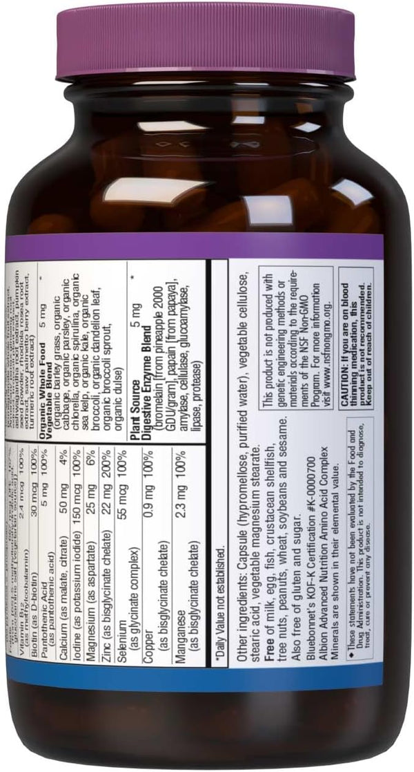Men's One Multi - 60 capsules- Bluebonnet - Healthquest Vitamins