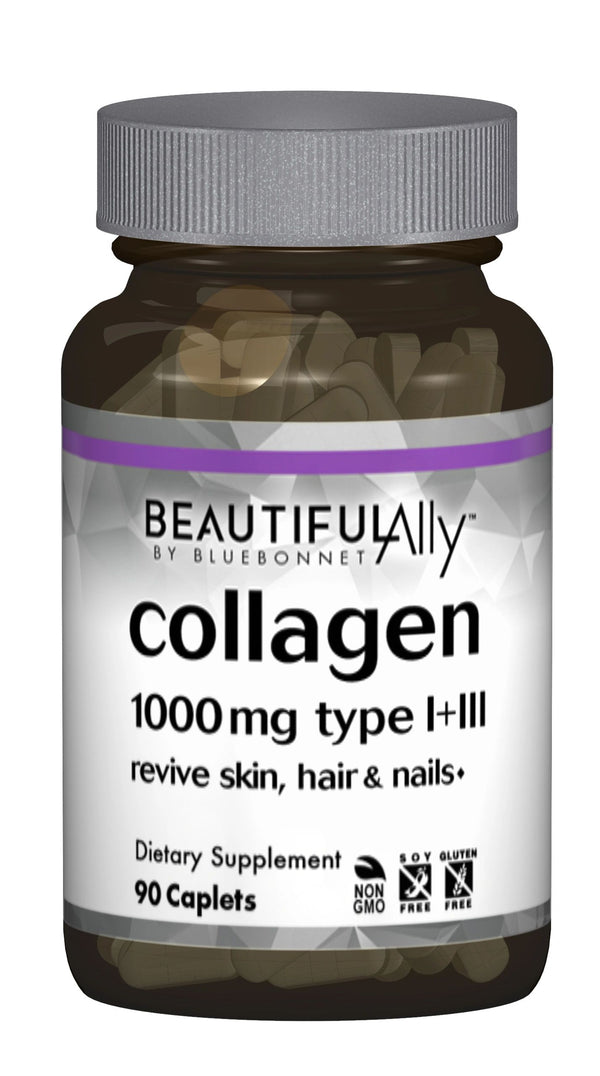BEAUTIFUL ALLY® COLLAGEN 1000 MG CAPLETS - Bluebonnet - Healthquest ...